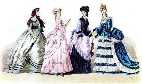 The Fashion Of The Crinoline In The Reign Of Napoleon Iii Empire Français