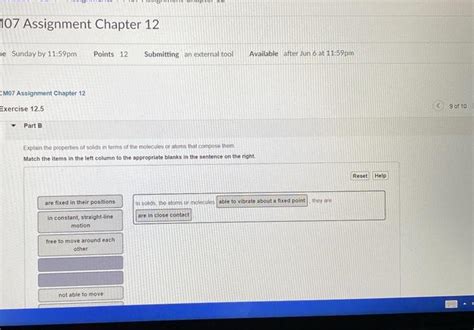 Solved 107 Assignment Chapter 12 De Sunday By 1159pm Points
