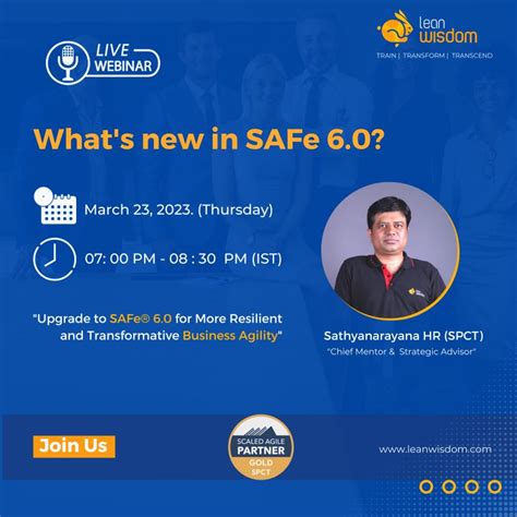 Swapna Naidu On Linkedin Safe6 Scaledagile Agiletransformation Webinar Agilesuccess…