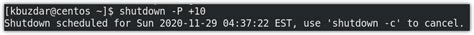 How To Shutdown Centos 8 Linuxways