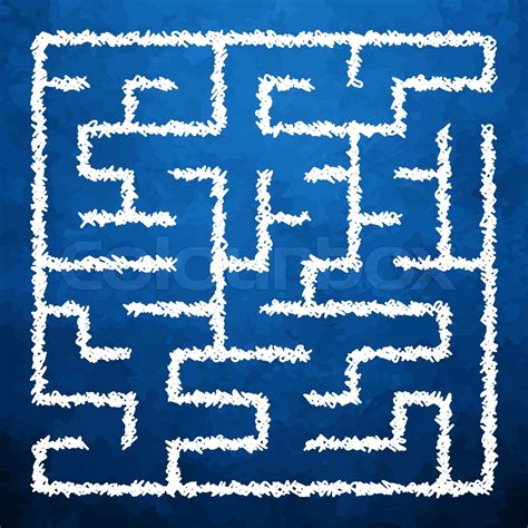 Illustration Von Labyrinth Stock Vektor Colourbox