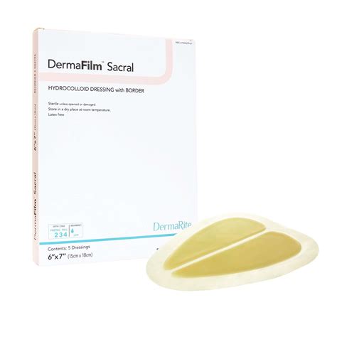 Dermafilm Hydrocolloid Wound Dressing Sacral Wound Care