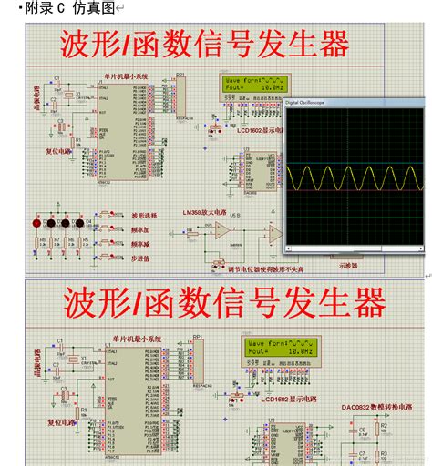 基于51单片机的单电源函数信号发生器设计仿真原理图方案dac0832仿真原理图 Csdn博客