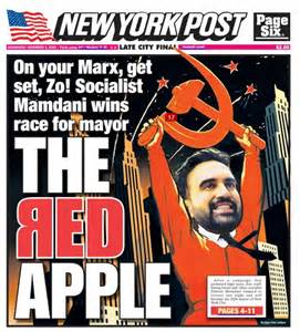 La Impactante Portada Del New York Post Tras El Triunfo De Mamdami Y