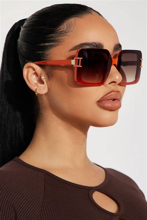 Need Space Sunglasses Orange Fashion Nova