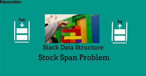 Stock Span Problem Helpmestudybro