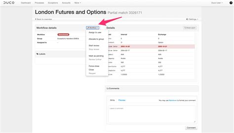 Running A Process Using The Exceptions Workflow Duco