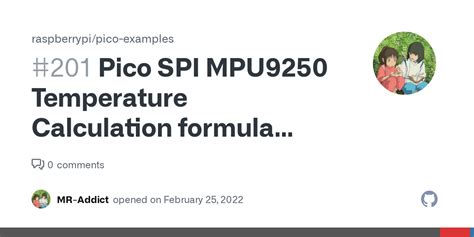 Pico Spi Mpu9250 Temperature Calculation Formula Error · Issue 201