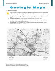 Lab Geologic Maps Pdf Environmental Science Brophy College Prep What Will You Do Today