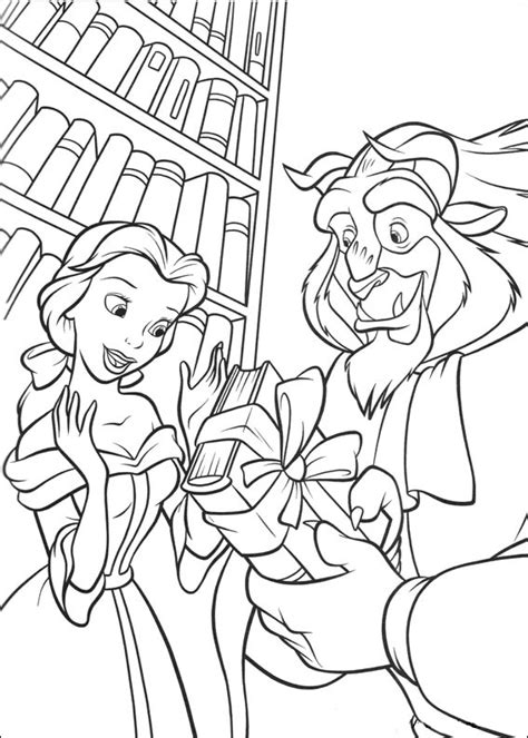 Dibujos Faciles Para Pintar La Bella Y La Bestia 4