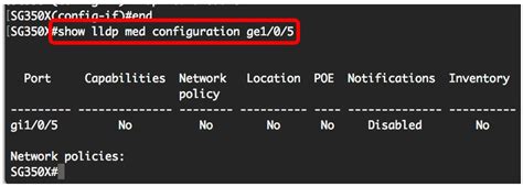 Configure Link Layer Discovery Protocol Lldp Media Endpoint Discovery Med Port Settings On A