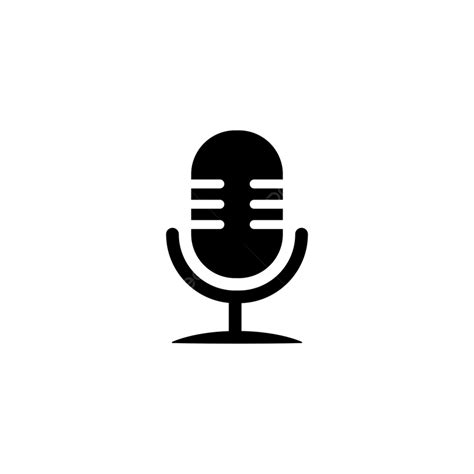 Templat Design Vector Png Images Vector Microphone Icon Design