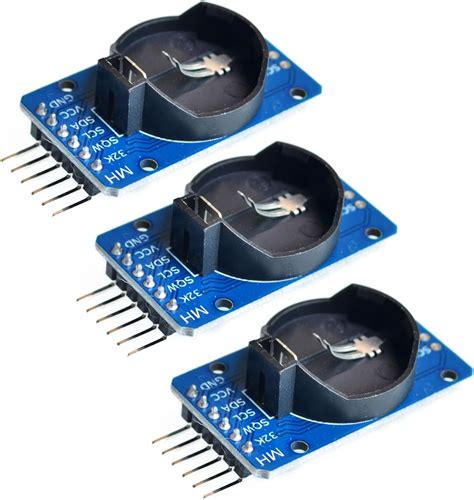 Wwzmdib 3pcs Ds3231 Clock Module 33v5v For Arduino Raspberry Pi Electronics