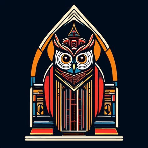 Premium Vector Abstract Owl Vector Shadows Sketching Creative Intricacies