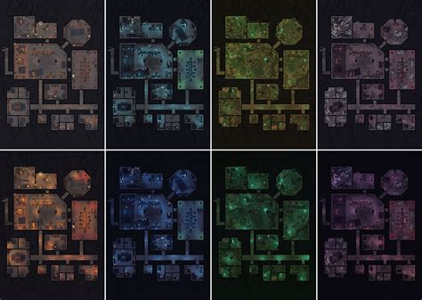 The Underground Sanctuary Battle Map By 2 Minute Tabletop