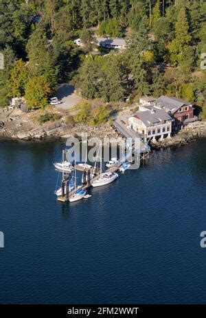Hope Bay North Pender Island Bc Aerial Photographs Of The Southern