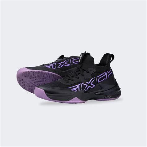 Jual Fixch Impish Black Purple Black Volleyball Shoes Shopee