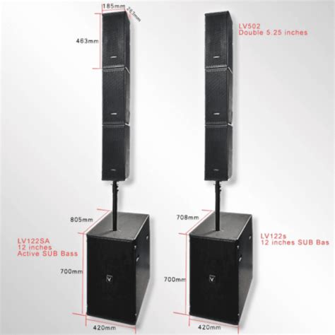 Active Column Array Speaker System Audio Manufacturer