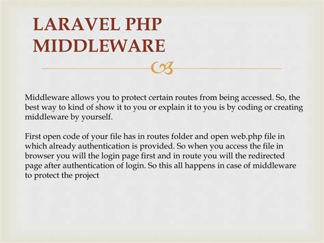 Ppt Laravel Php Middleware Powerpoint Presentation Free Download
