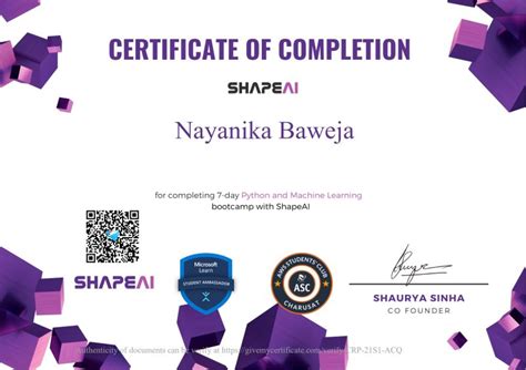 Nayanika Baweja On Linkedin Python Deeplearning Bootcamp Shapeai