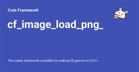 Cf Image Load Png From Memory Indexed Cute Framework