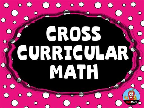 Cross Curricular Math