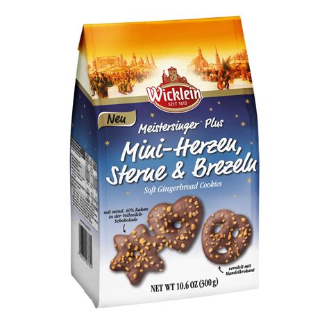 Wicklein Meistersinger Plus Gingerbread Mini Hearts Stars