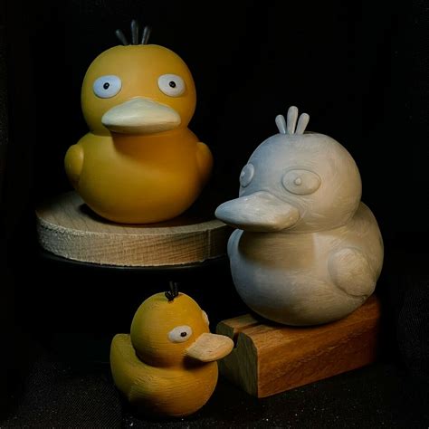 🐉 Pokemon Psyduck Duck・free Stl File For 3d Printing・cults