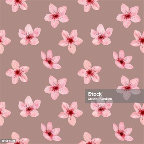 손으로 그린 수채화 벚꽃 섬세 한 꽃의 완벽 한 패턴입니다 일본 사쿠라 결혼식 초대장 직물 포장 직물 표지 엽서 종이 인사말 카드 및 블로그를 위한 디자인입니다 결혼식에