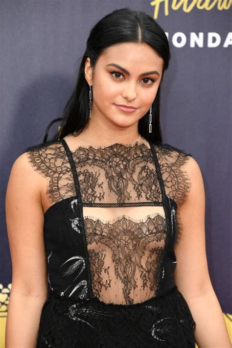 Camila Mendes Wears Naked Dress On 2018 Mtv Movie And Tv Awards Red