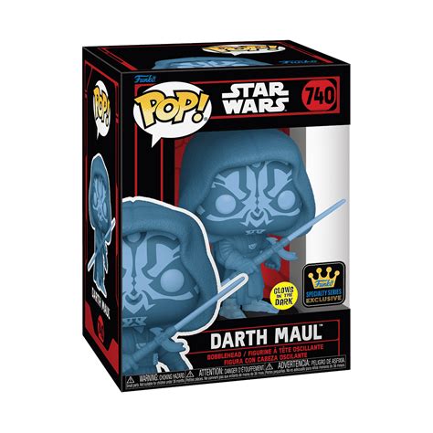 Pop Darth Maul Hologram Glow