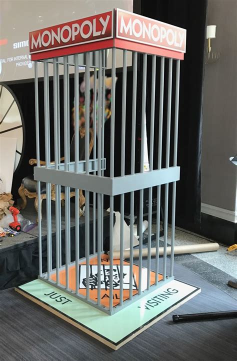 Monopoly Themed Jail Cell Prop For Company Events