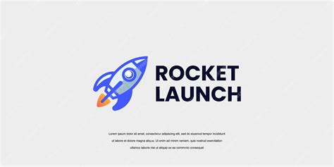 Premium Vector Launch Rocket Logo Icon Vector Template