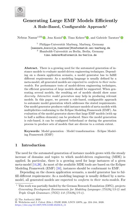 pdf generating large emf models efficiently a rule based configurable approach