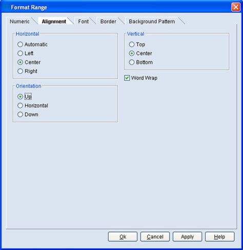 Text Orientation In The Spreadsheet Mtab Wikisupport