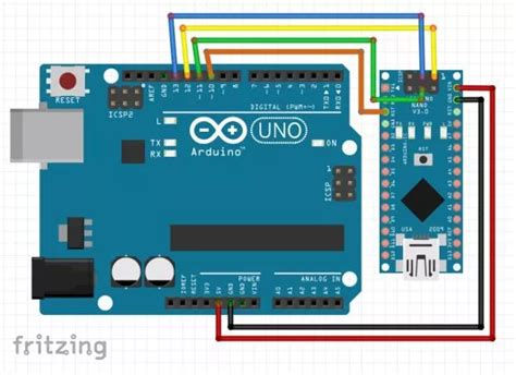 Программируем Arduino Nano с использованием Arduino Uno