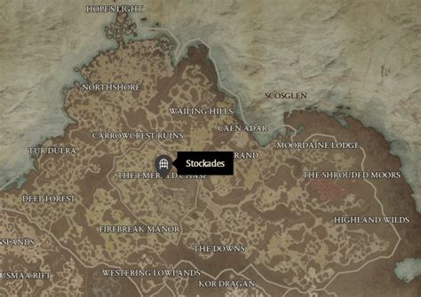 Stockades Diablo 4 Location Scosglen