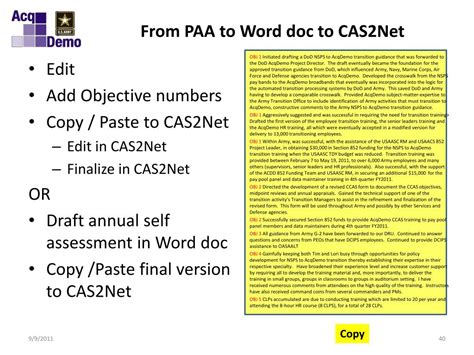 Ppt Dod Civilian Acquisition Workforce Personnel Demonstration Project Acqdemo Contribution
