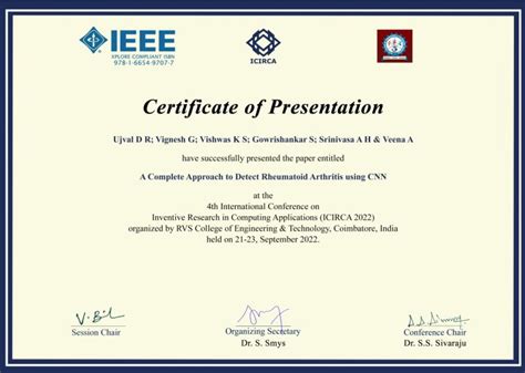 Vignesh G On Linkedin Ieee Ieeexplore Drait Researchpaper Cnn