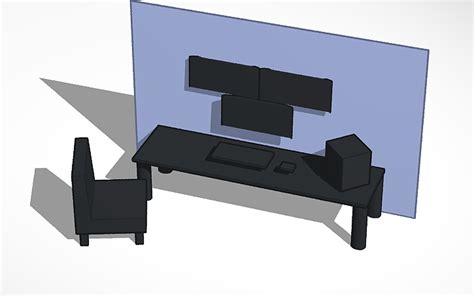 3d Design Dream Gaming Setup Tinkercad