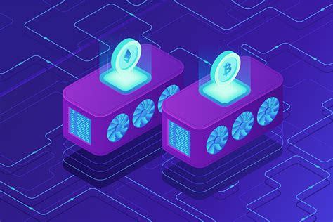 Isometric Cryptocurrency Mining And Cloud Concept Behance