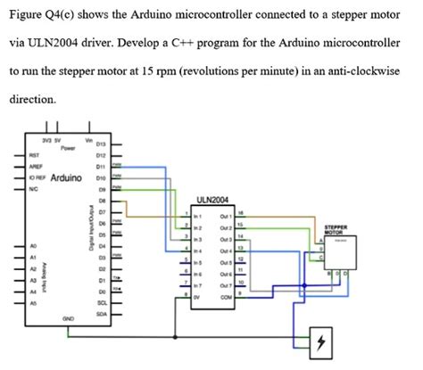 Solved Figure Q4c Shows The Arduino Microcontroller Connected To A