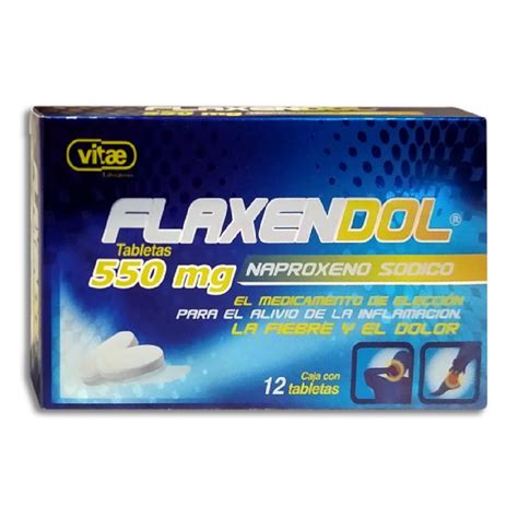 Flaxendol 550mg Tab C12 Vit Grupo Farma Medical