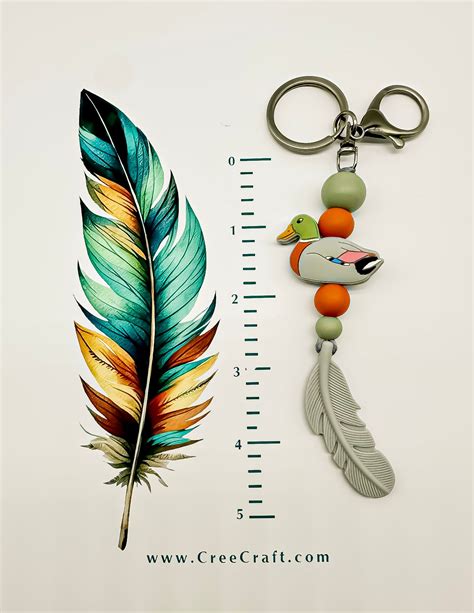 Key Chain Duck Cree Craft