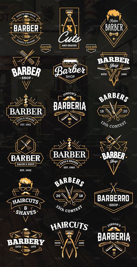 Cool Barber Shop Logos Aquascape Ideas
