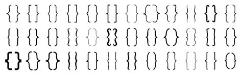 Curly Brackets Images Browse 96 595 Stock Photos Vectors And Video Adobe Stock