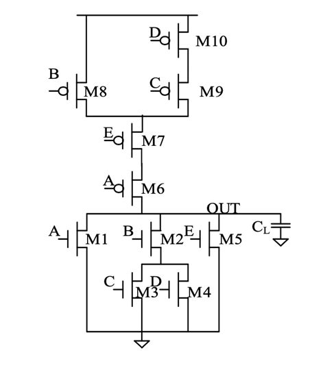 Solved A 5 Input Aoi Gate Is Shown Below Assume The Electron To Hole