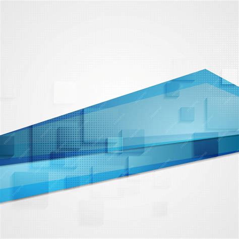 Premium Vector Abstract Blue Concept Tech Vector Background