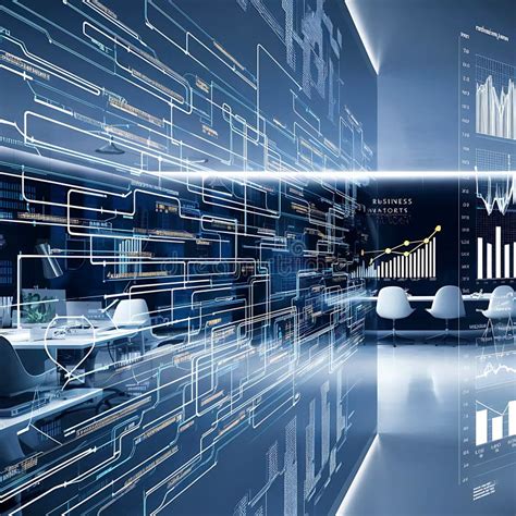 Modern Office And Cloud Computing Concept Software As A Service Erp