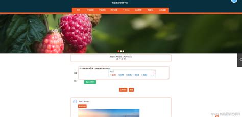 智慧农业销售平台jspjavaspringmvcmysqlmybatis智慧农业b2c Java Csdn博客